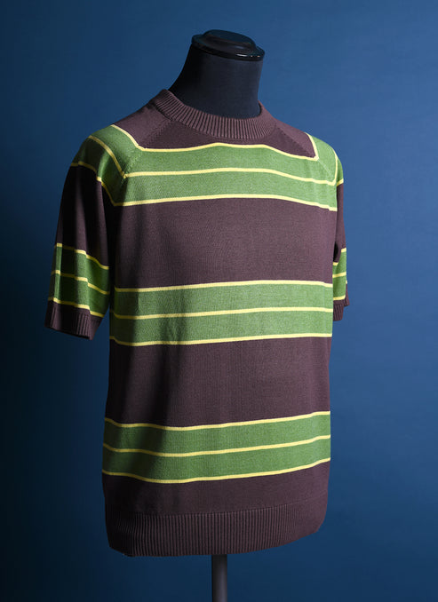 The 'Teen Spirit' by 66 Clothing - Striped Knit Top Inspired By Kurt C